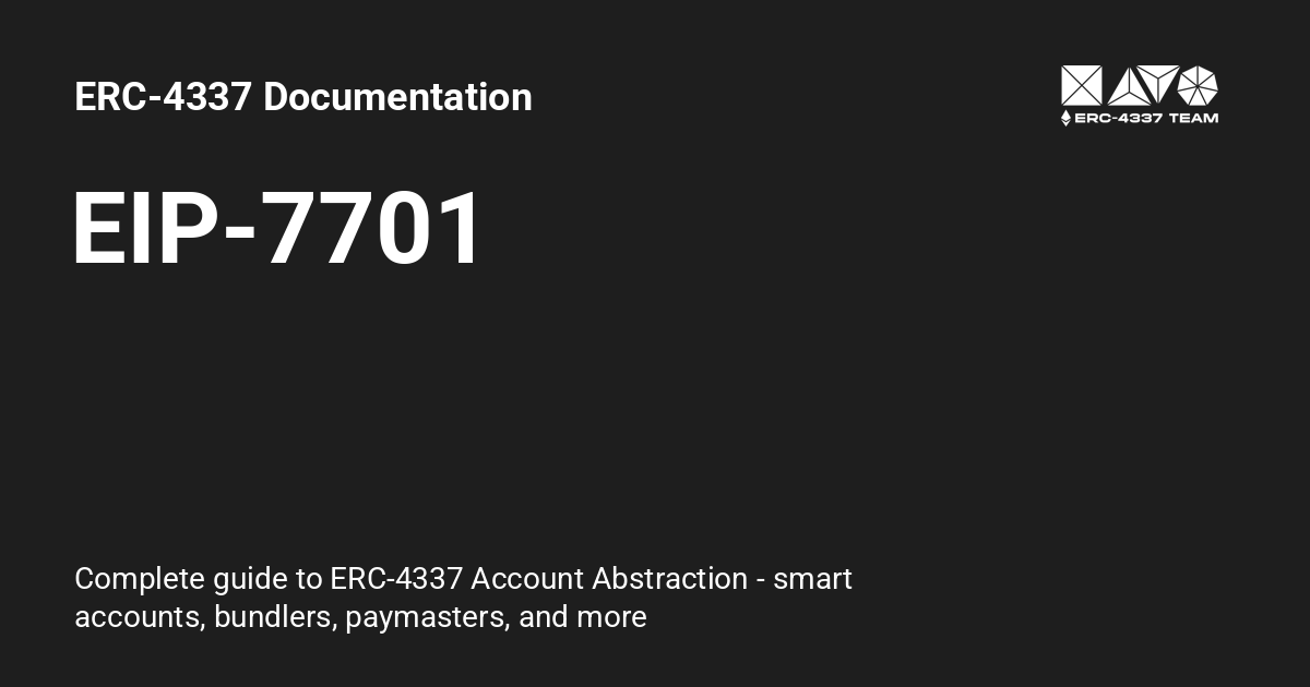 EIP-7701 - ERC-4337 Documentation